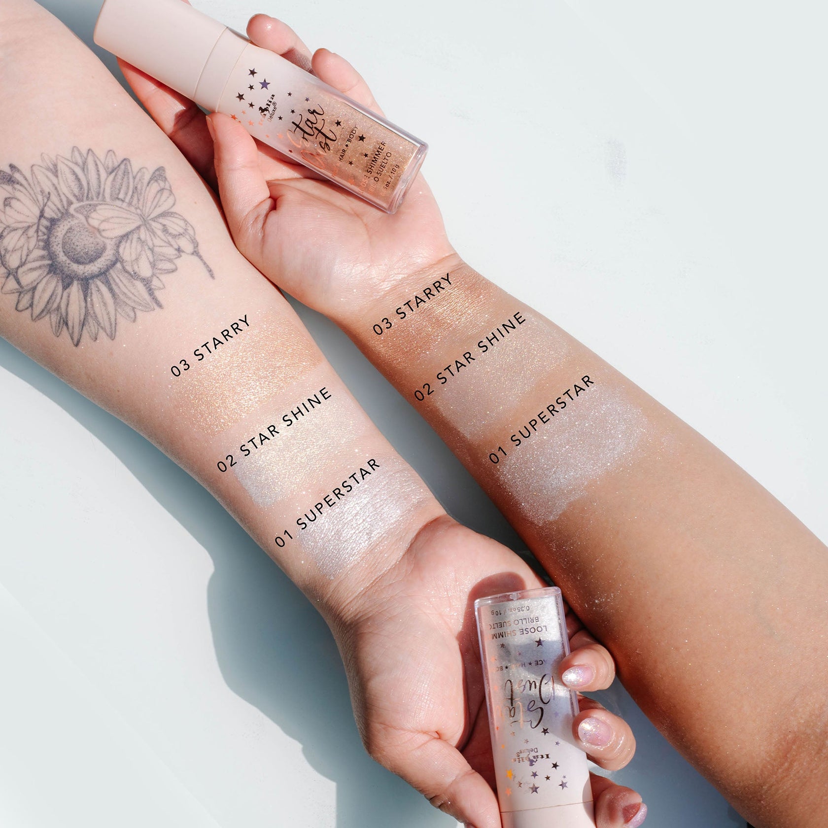 Italia Deluxe Makeup | Star Dust - For Face, Hair, & Body